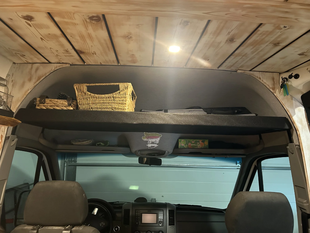 Headliner Shelf Kit for Mercedes Sprinter Vans | CanadaRV - Your ...